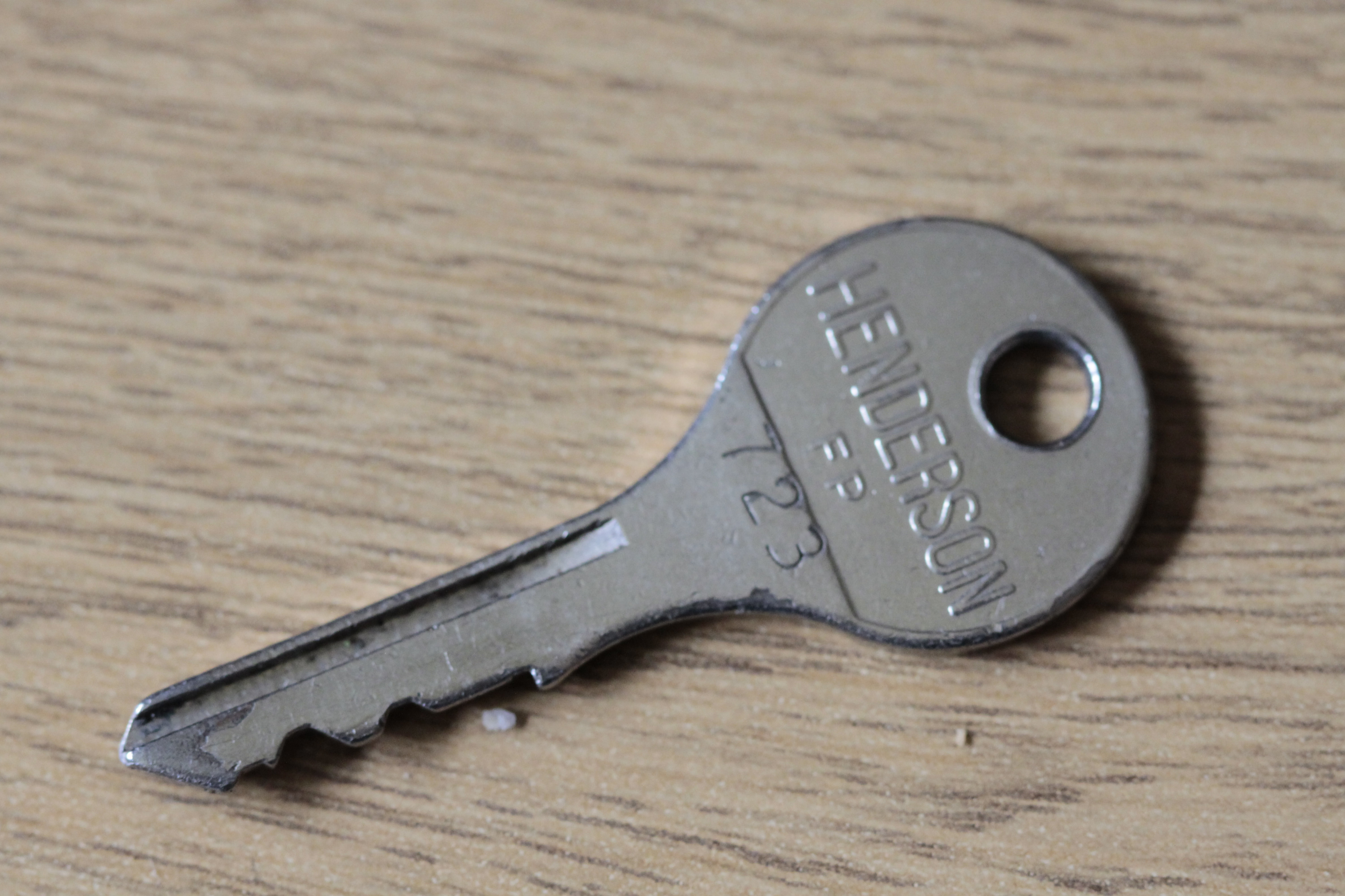 Henderson Garage Door Keys FP626 FP750 Series
